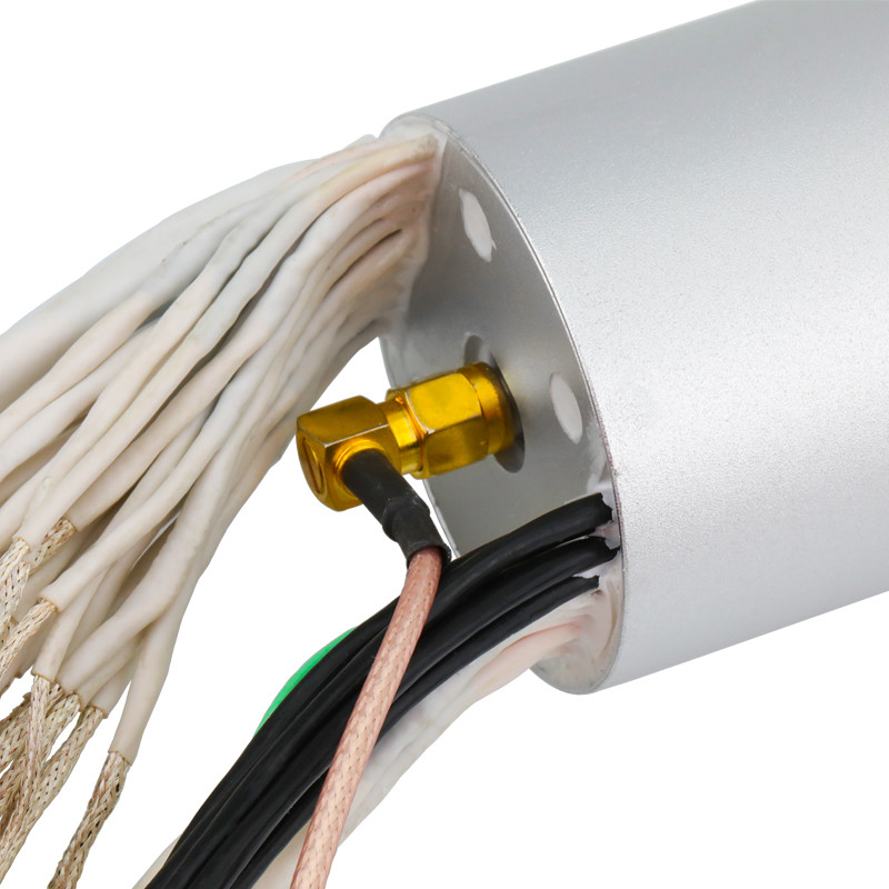 Electrical Slip Ring Integrated with HF Rotary Joint with Multiple ...