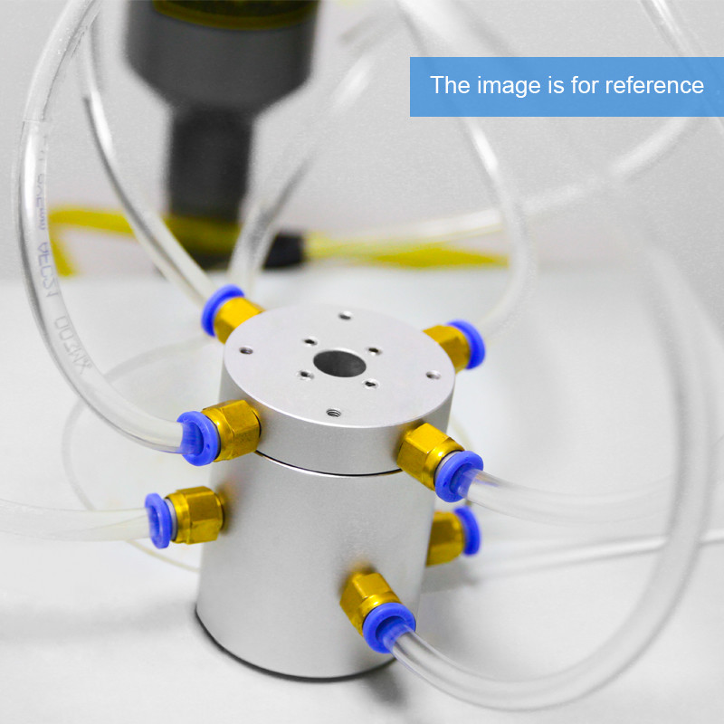 6 Channels Slip Ring With 2 N.M Low Torque Rotary Union Joint