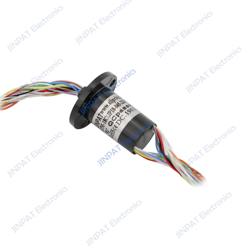 18 Circuits 250 Rpm Capsule Slip Ring with Gold Contacts