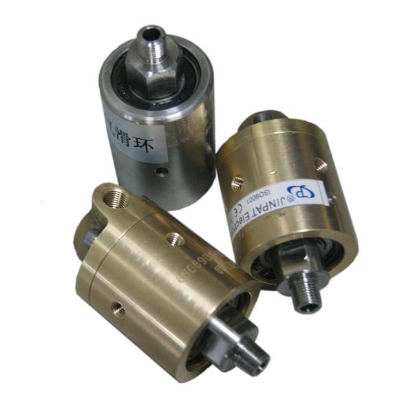 Gas Slip Ring Hybrid Rotary Union Joint with Compact Design